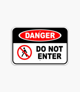 Do Not Enter Road Signs - Alumetal