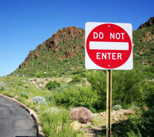Do Not Enter Road Signs - Alumetal