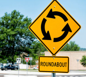 Roundabout Signs - Alumetal