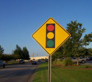 Signal Ahead Sign - Alumetal