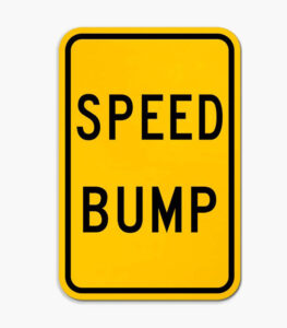 Speed Bump Signs - Alumetal