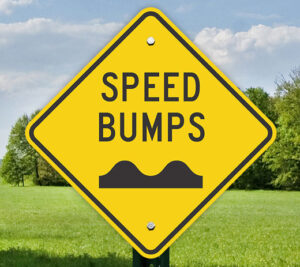 Speed Bump Sign - Alumetal