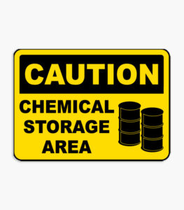 Chemical Storage Signs - Alumetal