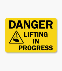 Lifting Safety Signs - Alumetal
