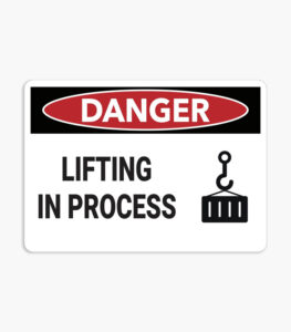 Lifting Safety Signs - Alumetal