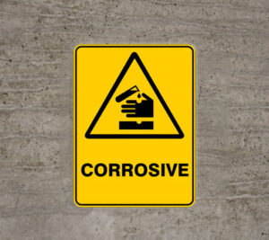 Corrosive Warning Signs - Alumetal