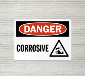 Corrosive Warning Signs - Alumetal
