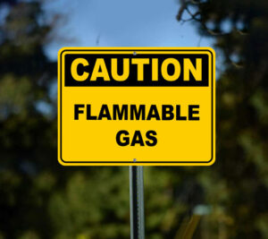 Flammable Warning Signs - Alumetal