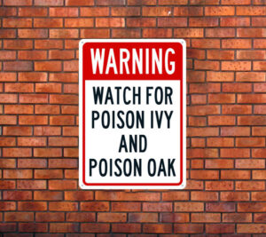 Poison Warning Signs - Alumetal