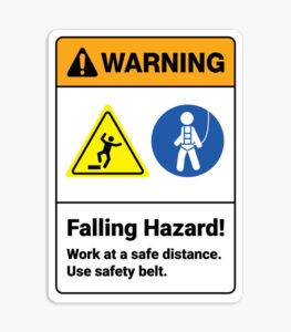 Working at Heights Signs - Alumetal