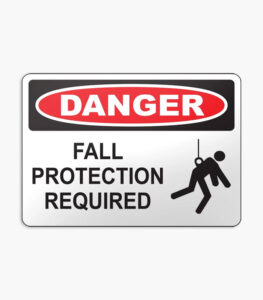 Working at Heights Signs - Alumetal