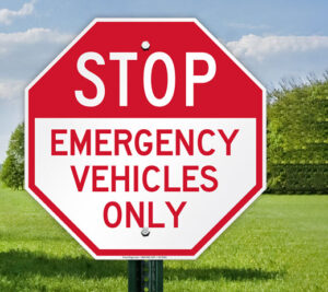 Emergency Stop Signs - Alumetal