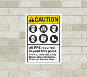 Industrial Safety Guide Signs - Alumetal