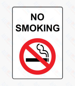 No Smoking Signs - Alumetal